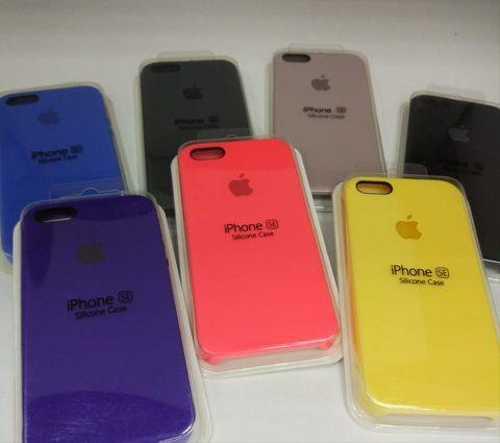 iPhone 5/5S/SE Задняя накладка Silicone Case