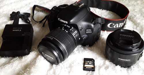 Фотоаппарат Canon EOS 600D Black
