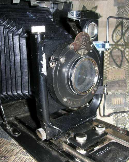 Фотокор-1(пластиночный складной фотоаппарат)