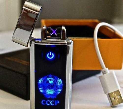 Зажигалка USB Lighter разрядная