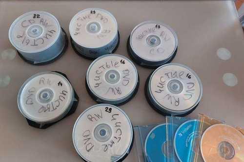 Чистые DVD RW и CD RW диски