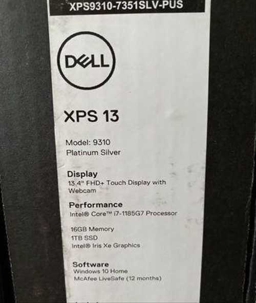 Dell XPS 13 9310 XPS 15 9510