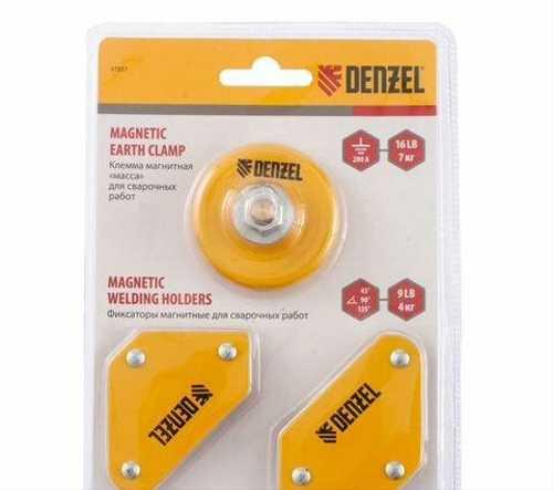 2магнитных сварочных фиксаторов и магнитная клемма