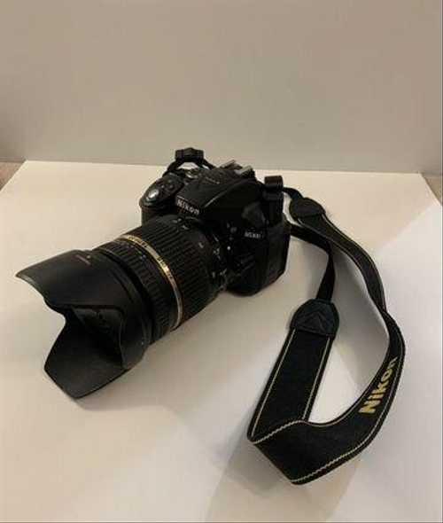 Зеркальный фотоаппарат Nikon d5300 + объектив Tamr