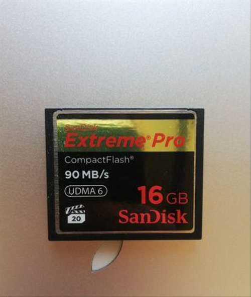 Карта памяти SanDisk Extreme Pro 16Gb CompactFlash