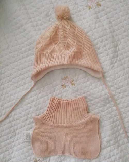 Комплект H&M шапка, манишка