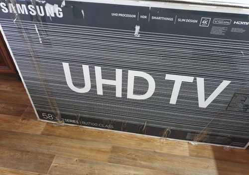 Новый телевизор Samsung 58" 146 см 4K