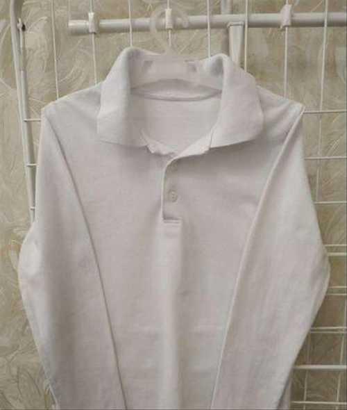 Рубашка лонгслив поло стиляж размер 140-146