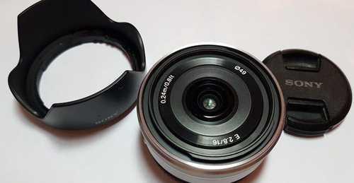 Объектив Sony E 16мм F2.8