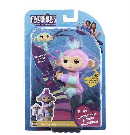 Интерактивная ручная обезьянка Fingerlings
