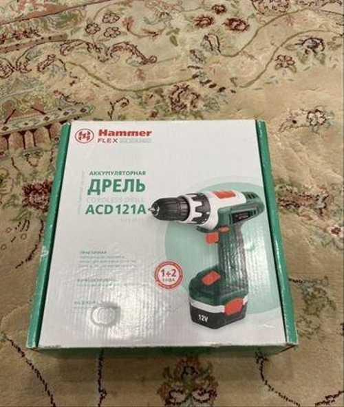 Аккумуляторная дрель Hammer ACD 121A