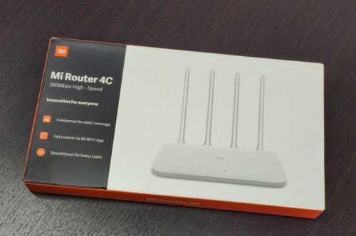 Wi-Fi роутер xiaomi Mi WiFi Router 4C, белый