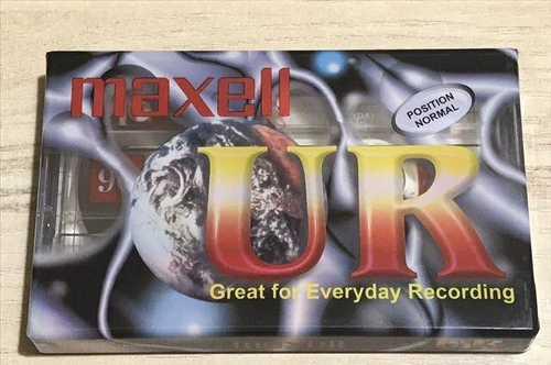 Аудиокассета Maxell UR90 новая в упаковке