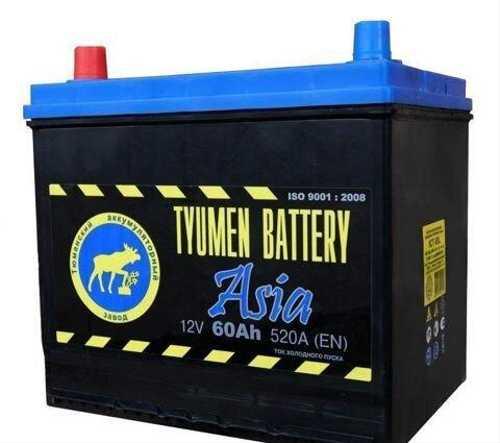 Аккумулятор Tyumen Asia 60Ah 520A