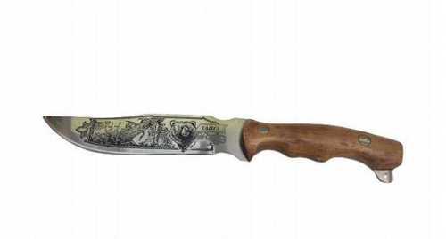 Нож охотничий 27см в кож.чехле "Тайга" (Кизляр)