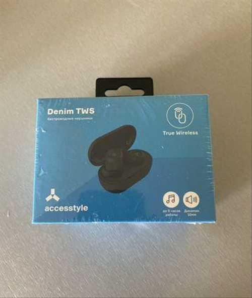 Гарнитура Accesstyle Denim TWS, Bluetooth черные