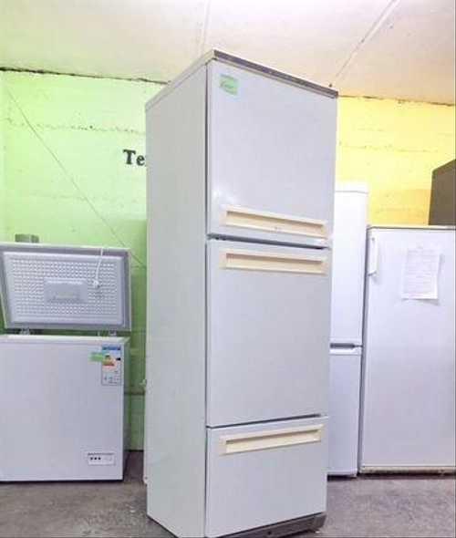 Холодильник бу трехкамерный Stinol no frost