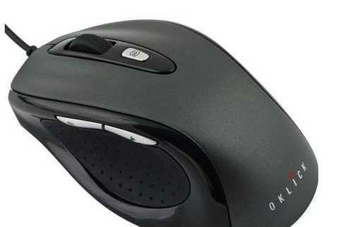 Мышь oklick 404 M Optical Mouse Black-Dark Grey