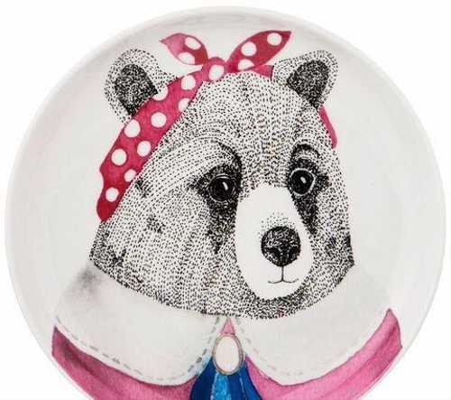 Lefard тарелка закусочная fashion animals медведица, 19см