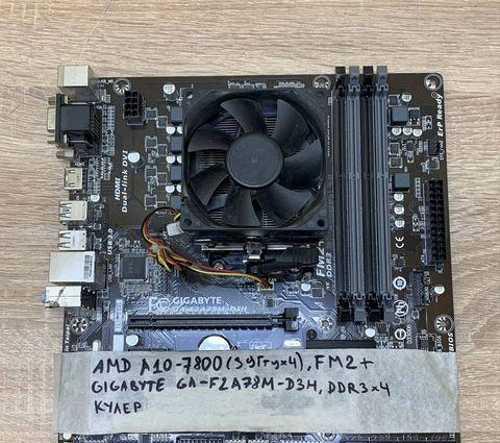 Amd 7800 r7. Gigabyte fm2+. AMD a10 7800.