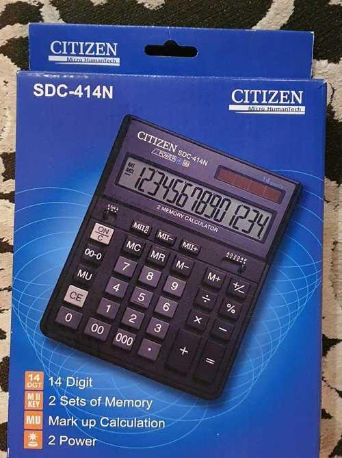 Калькулятор citizen sdc-414n