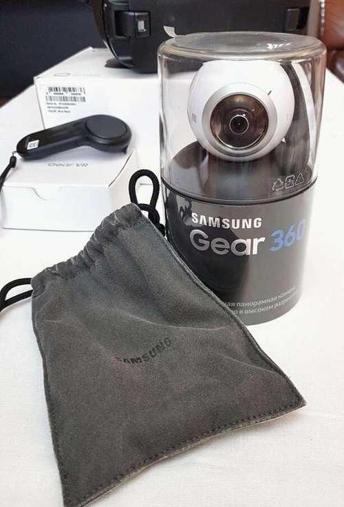 Экшн-камера Samsung Gear 360 белый