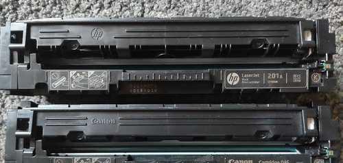 Картириджи hp cf400 и canon 046 black Оригинал