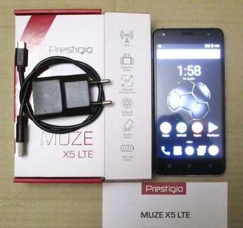 Смартфон Prestigio Muze X5 LTE (2sim, 1/8Gb, 5")