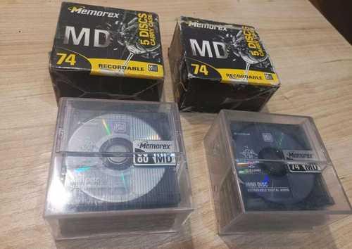 Memorex MD диски 10шт