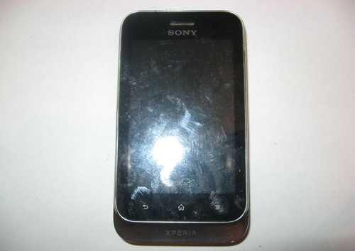 Sony Xperia Tipo Dual ST21i2 Silver Black Metal
