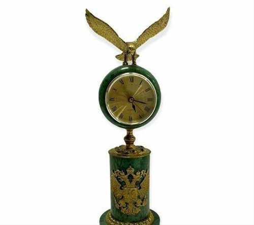 Часы Настольные Орел Герб камень