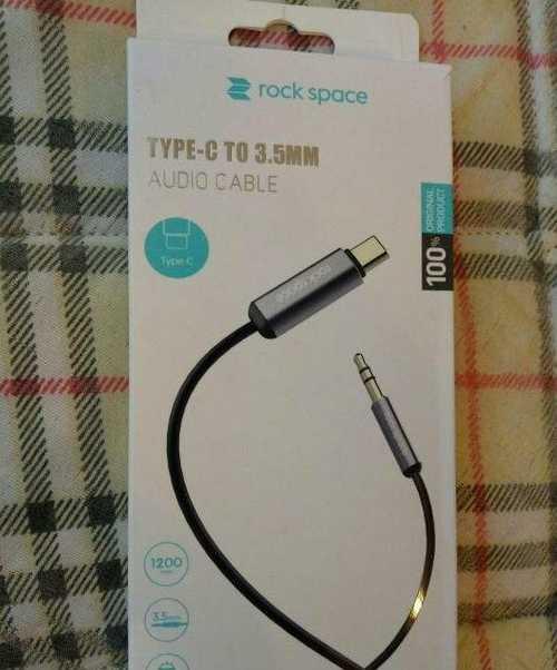 Rock Space Type-C to 3.5mm Audio Cable ll / Новый