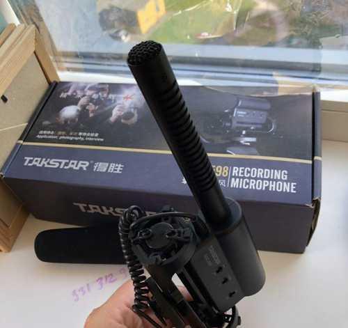 Takstar sgc-598 микрофон пушка накамерный