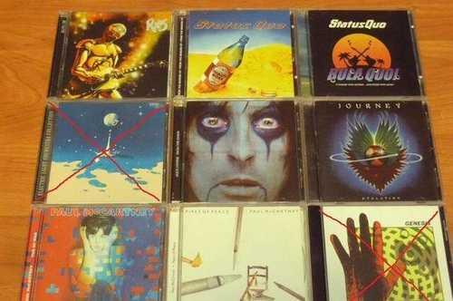 CD-диски Paul McCartney, Alice Cooper, Status Quo