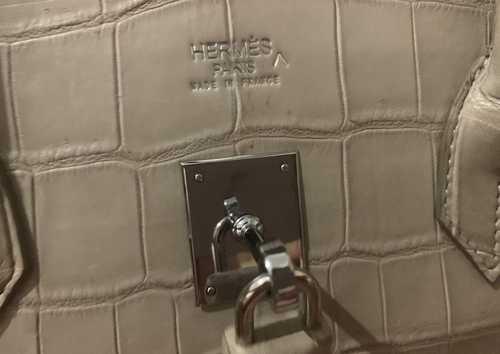 Сумка hermes birkin крокодил аллигатор 40 см