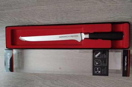 Нож кухонный филейный Samura Mo-V SM-0048 218 мм