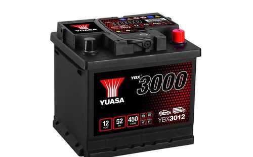 Аккумулятор Yuasa YBX3012 R+ (12V 50Ah 420A)