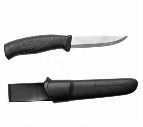 Нож morakniv companion black, нержавеющая сталь