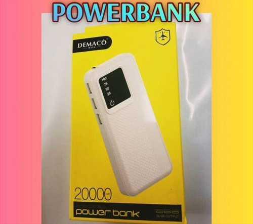 Внешний Аккумулятор Demaco 20000 mAh