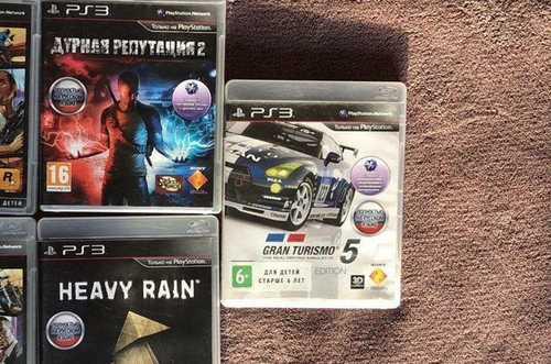 Gtagt5,Heavy Rain, Infamous 2 ps3