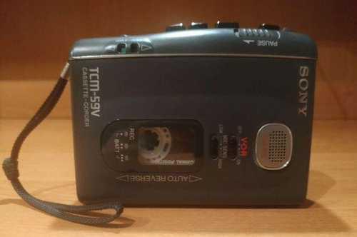 Sony TCM-59V кассетный плеер-диктофон