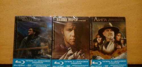 Фильмы Blu ray и DVD. В металле. Запечатаны