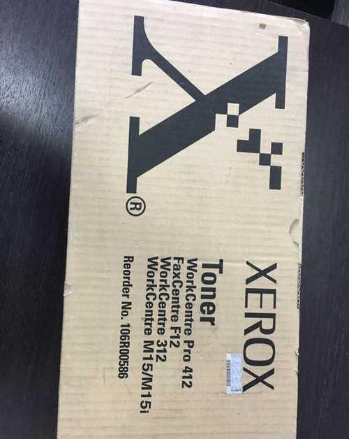 Xerox 106R00586 оригинальный тонер картридж