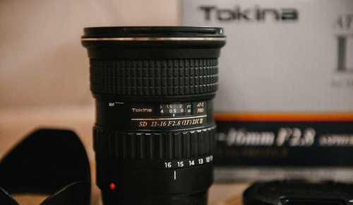Tokina 11-16mm f/2.8 AF для Canon
