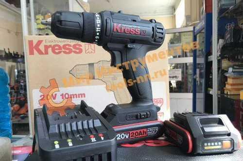 Шуруповерт kress KU210.1 20V 40Нм