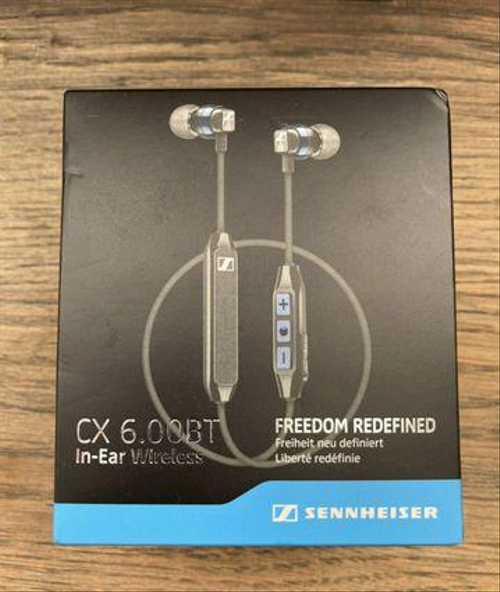 Беспроводные наушники sennheiser cx 6.00bt