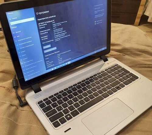 Продам ноутбук hp envy 15