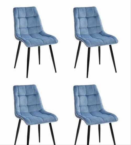 Комплект стульев chic G108-56 пудровый синий, велю