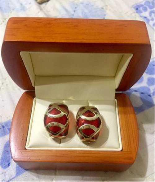 Серьги золотые