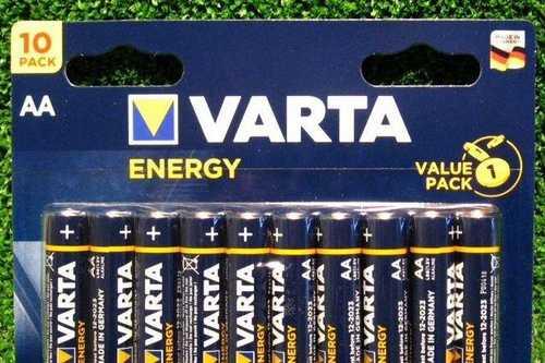 Батарейка LR6 Varta energy AA BL10 Alkaline 1.5V
